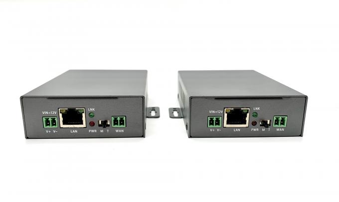 100X74X26mm Serial Port Converter , RS232 To Ethernet IP Converter