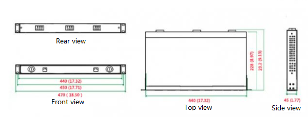 6.5km 1U 6 Ports DSL Router , ADSL VDSL2 Router Long Range High Uptream