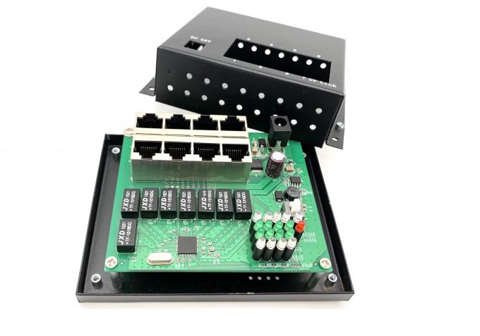 DC Output AC Input Industrial Ethernet Switch , 8 Port Industrial PoE ...