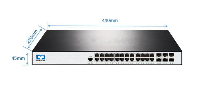 L3 Management Ethernet Switch 24 X 10 / 100M / 1000M / 2.5G Base-T 6 X ...